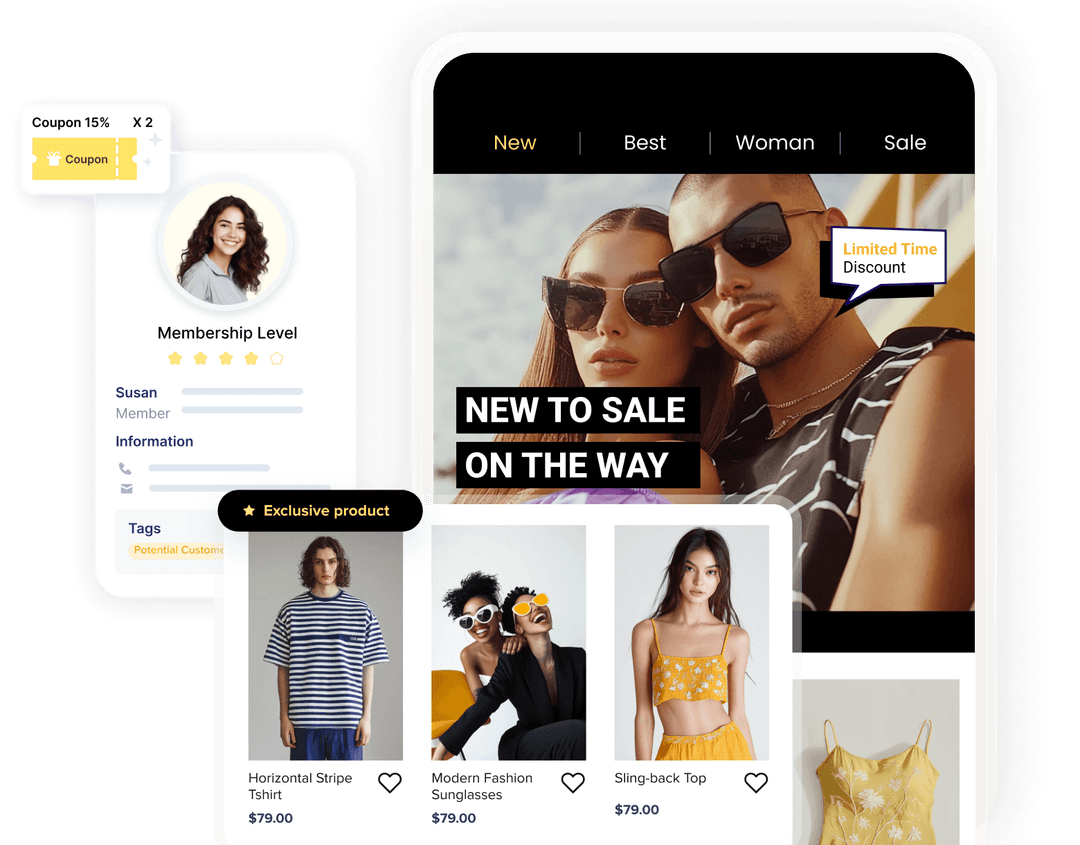 Shopper app 品牌专属购物APP解决方案-实现全渠道融合-构建私域流量池-SHOPLINE